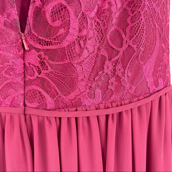Hailey Paige Occasions | Dresses | Hailey Page Occasions Burgundy Lace ...